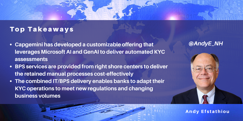 Capgemini Launches GenAI-based KYC Offering for Operational Flexibility ...